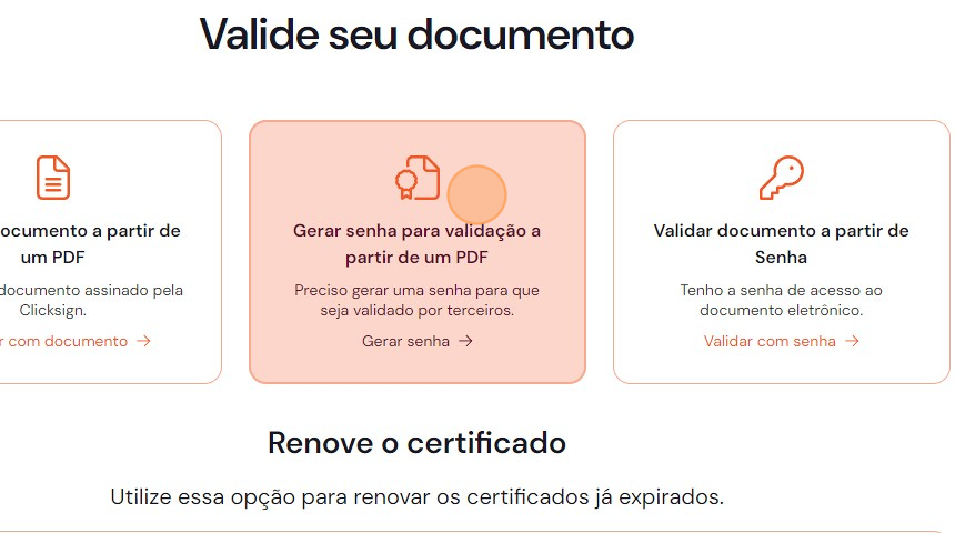 Como validar um documento impresso?
