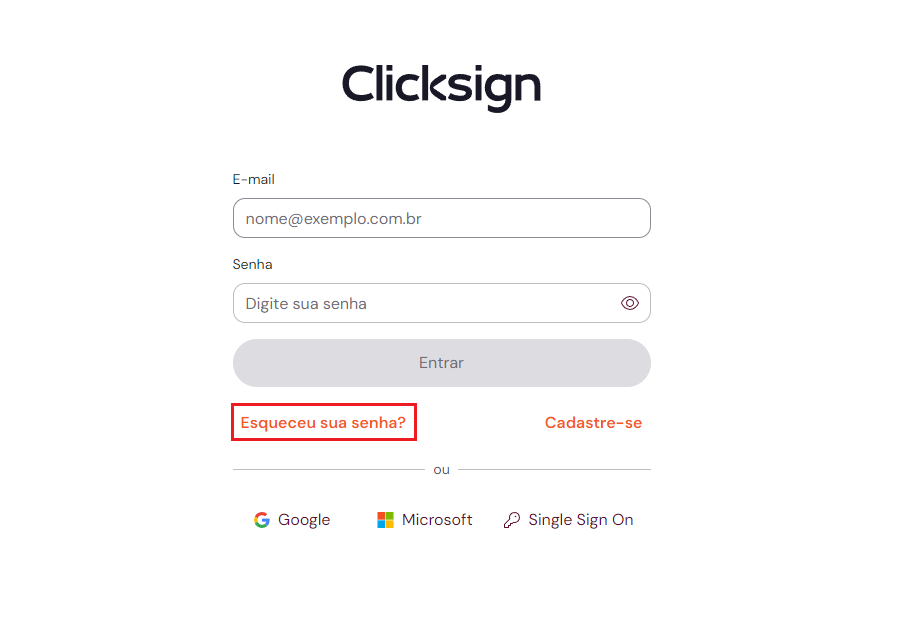 O login do Google/Microsoft está fora do ar. Como posso acessar minha ...