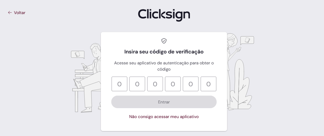 Como recuperar o acesso à conta Clicksign?