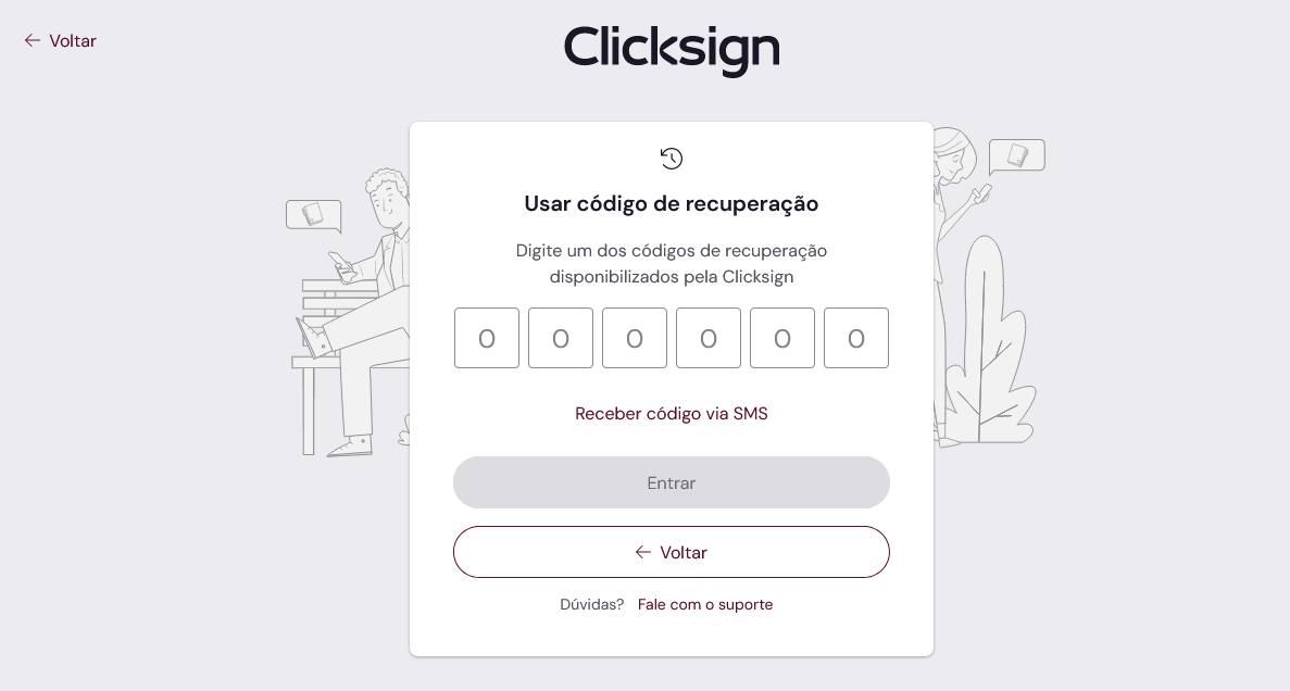 Como recuperar o acesso à conta Clicksign?