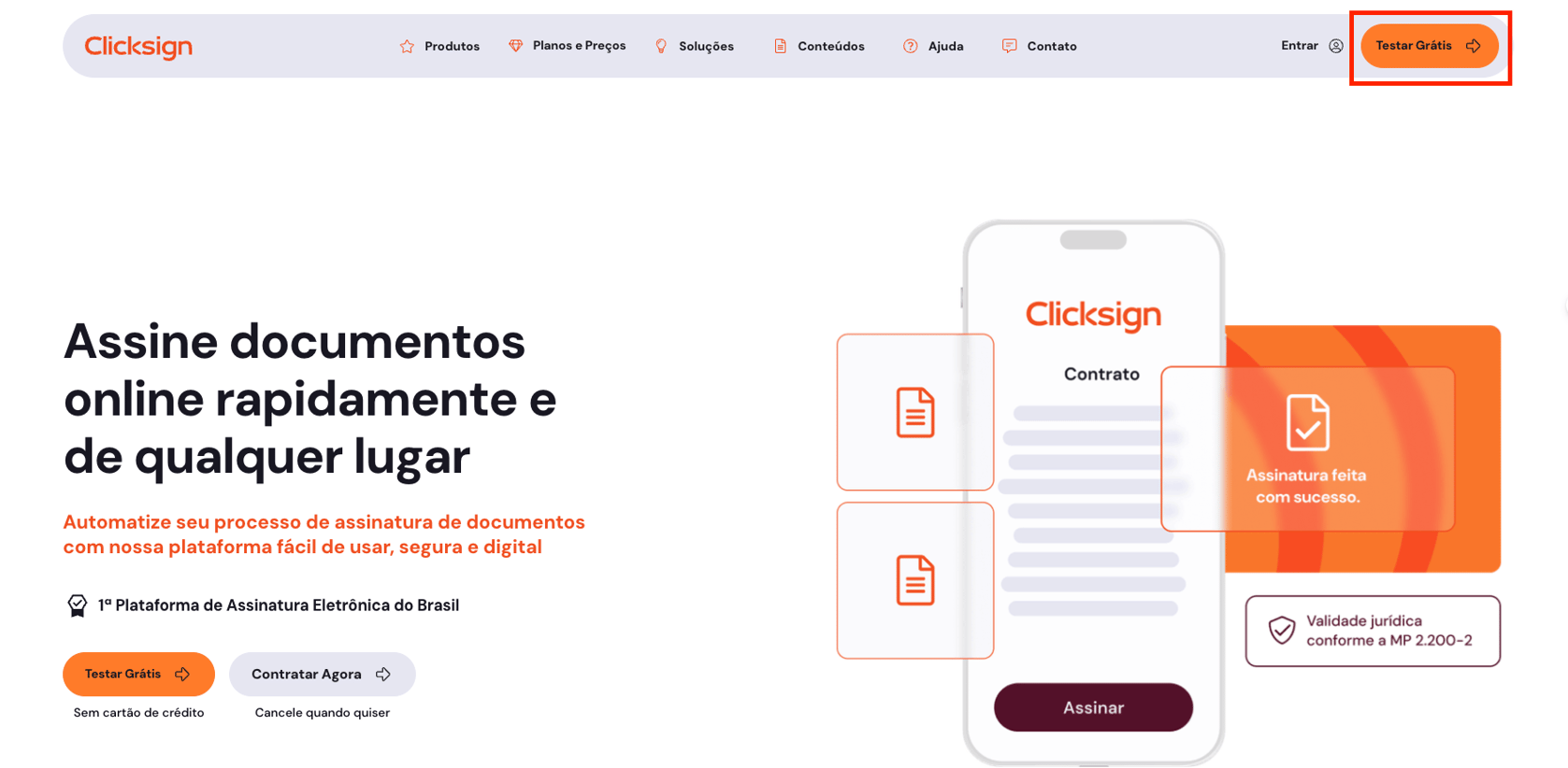 Como me cadastrar na Clicksign?