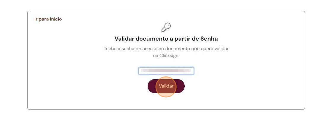 Como validar um documento impresso?